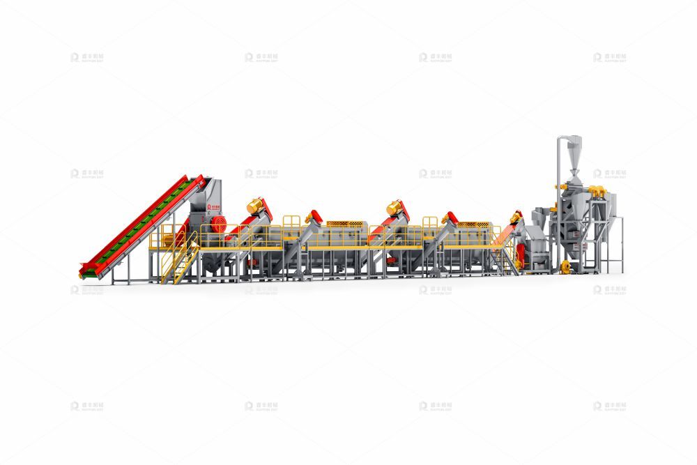 1000kg/h HDPE/PP Plastic Recycling Washing Line - Cold Wash